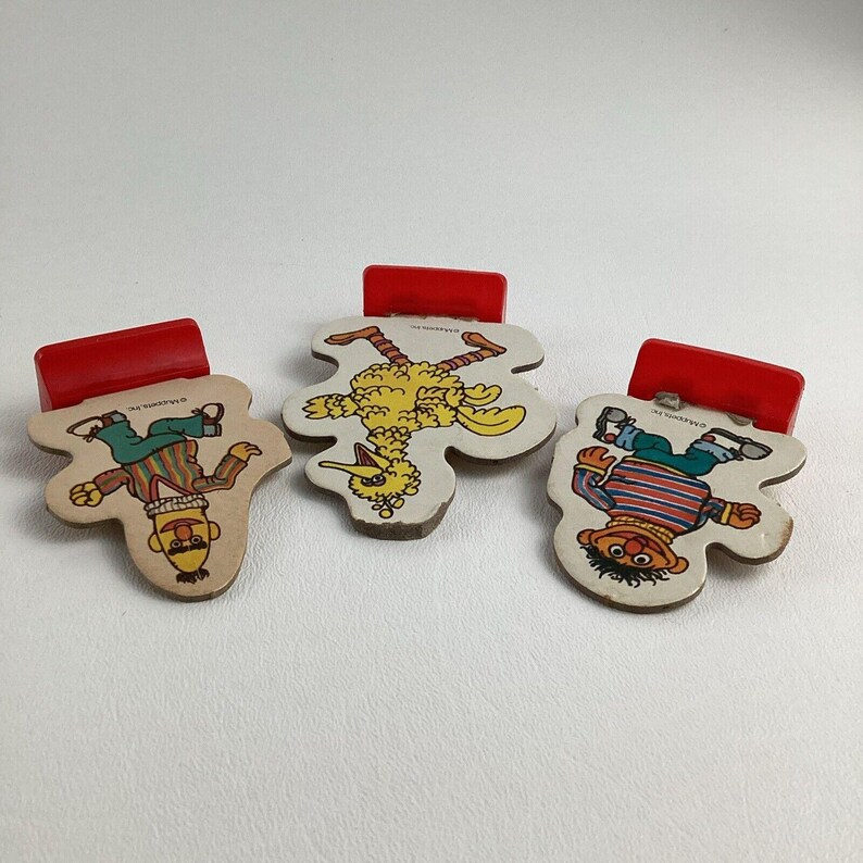 Walk Along Sesame Street Game Replacement Movers Tokens Vintage 1975 ...