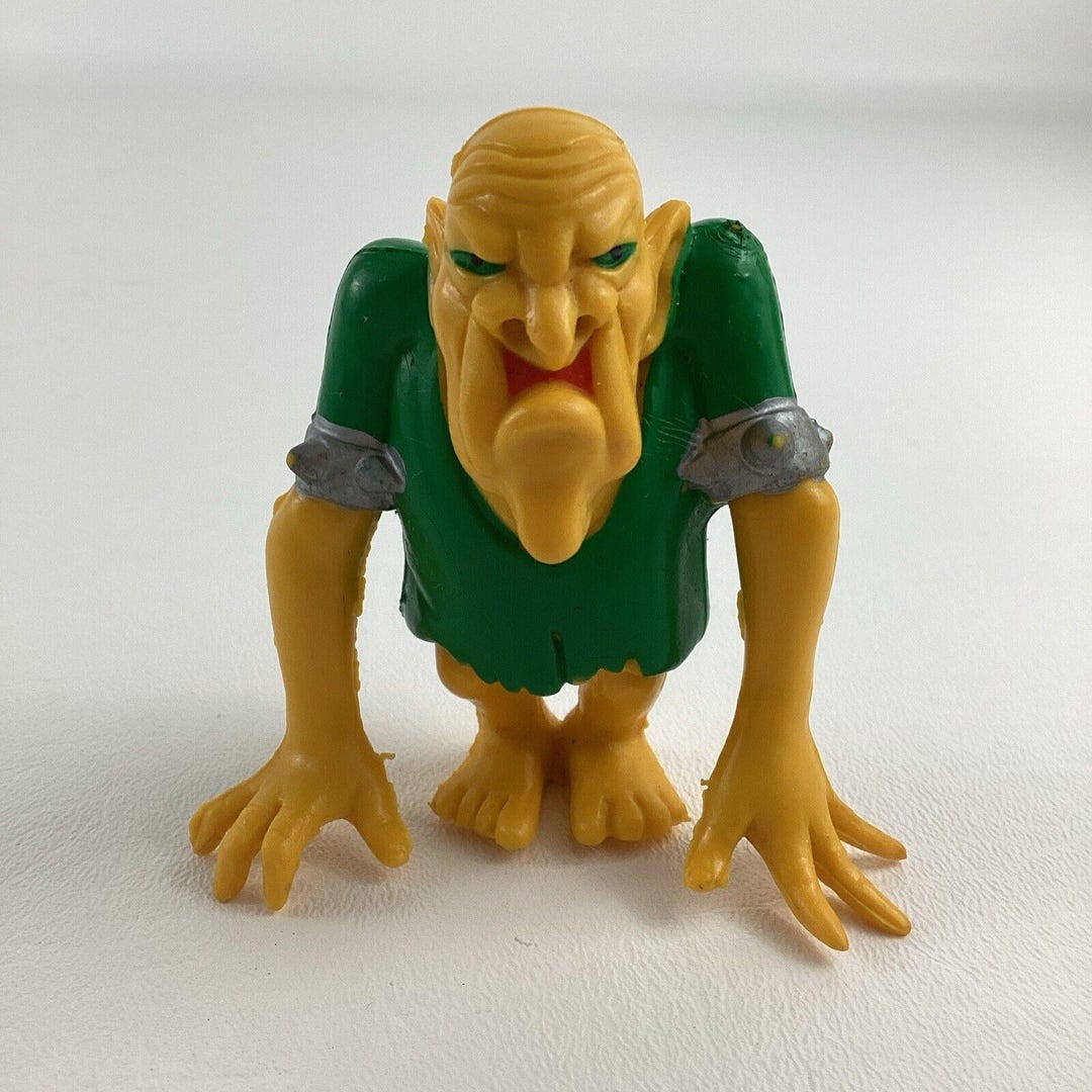 Blackstar Hunchback Alien Space Demon Yellow Action Figure Vintage ...