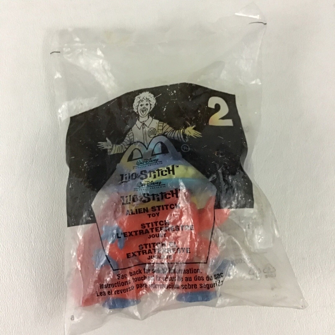 Disney Lilo & Stitch Mcdonald's Alien Bobblehead 2 Toy Vintage 2002 New ...