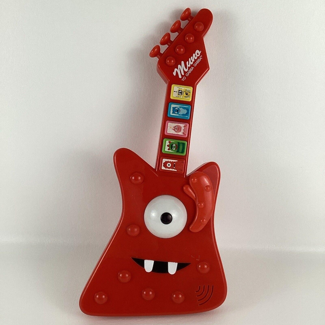 Yo Gabba Gabba Muno's Groovin' Guitar Musical Instrument Spin Master ...