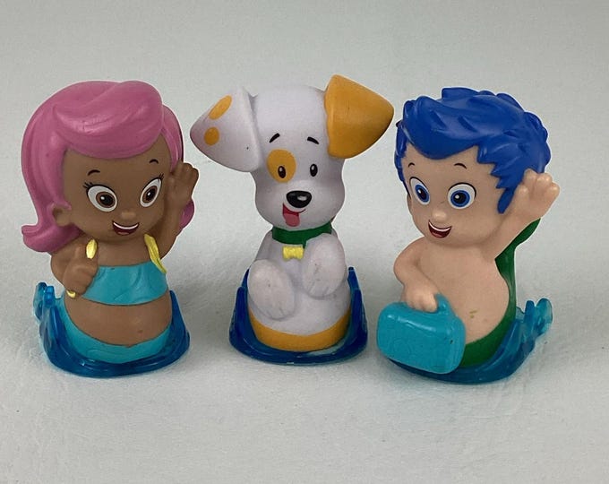 Nickelodeon Bubble Guppies Roll N Go Sliders Gil Guppy Puppy Molly Toy ...