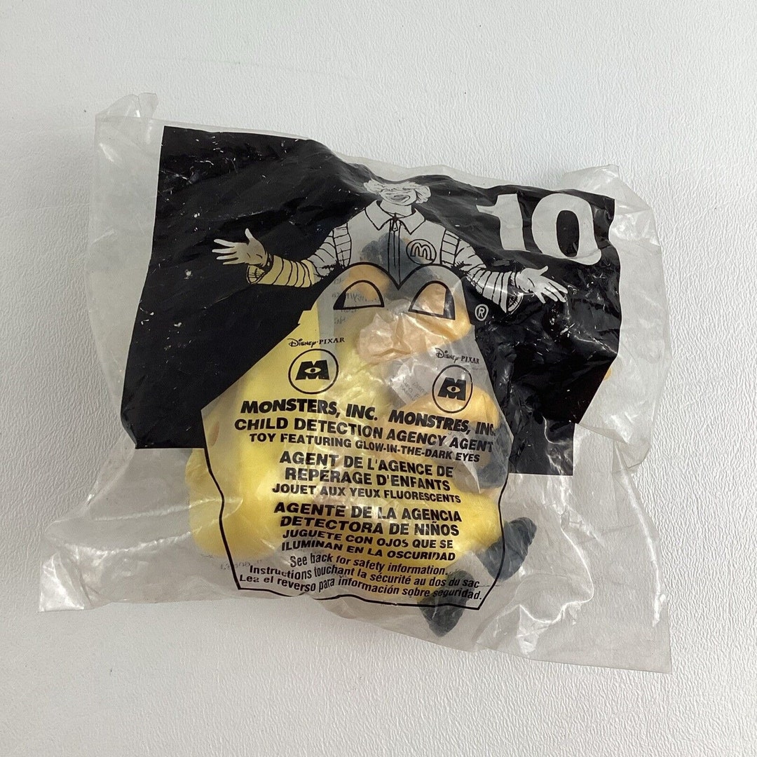 Disney Monsters Inc Child Detection Agency Agent #10 Mcdonald's Sealed ...