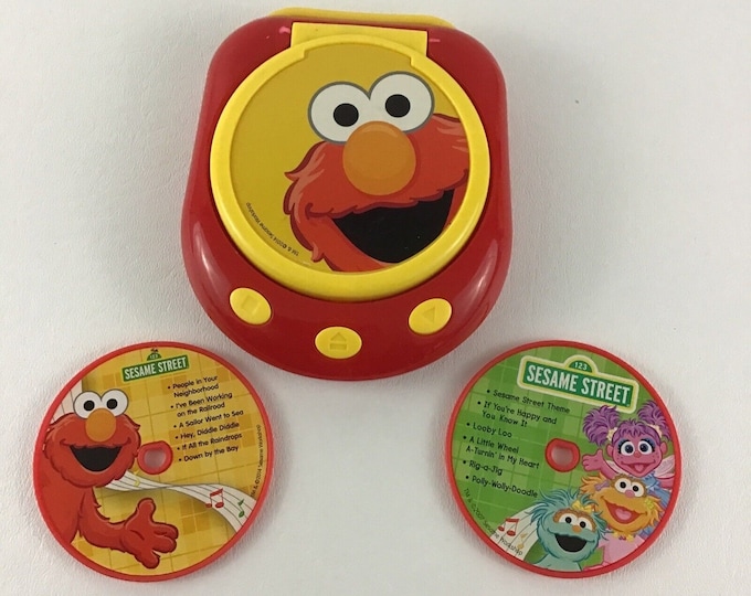Sesame Street Elmo Music Player Sing Along Songs Toy CD 2004 Sesame ...