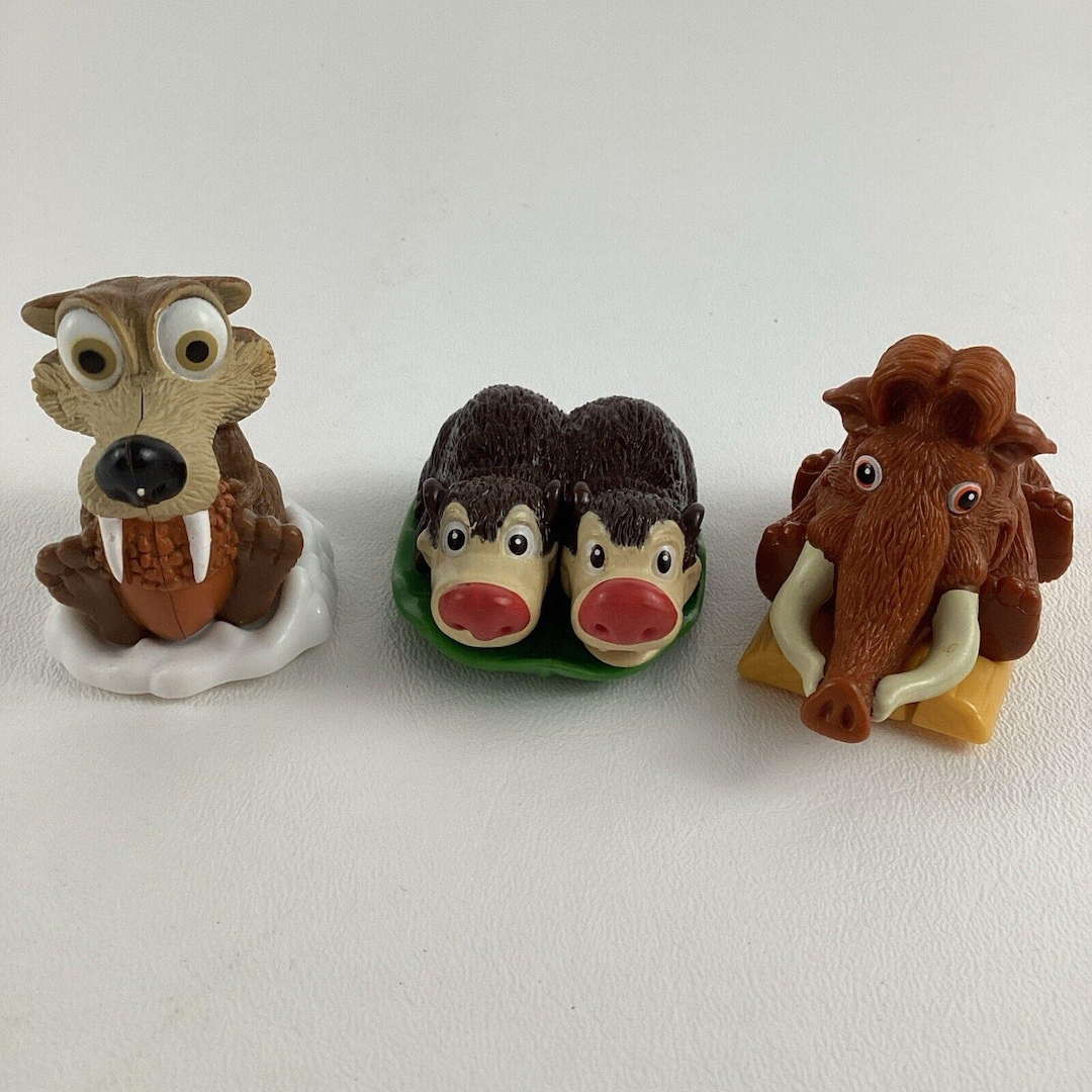 Ice Age 2 the Meltdown Slide Rollers Kellogg's 2005 Toy Lot Possums ...