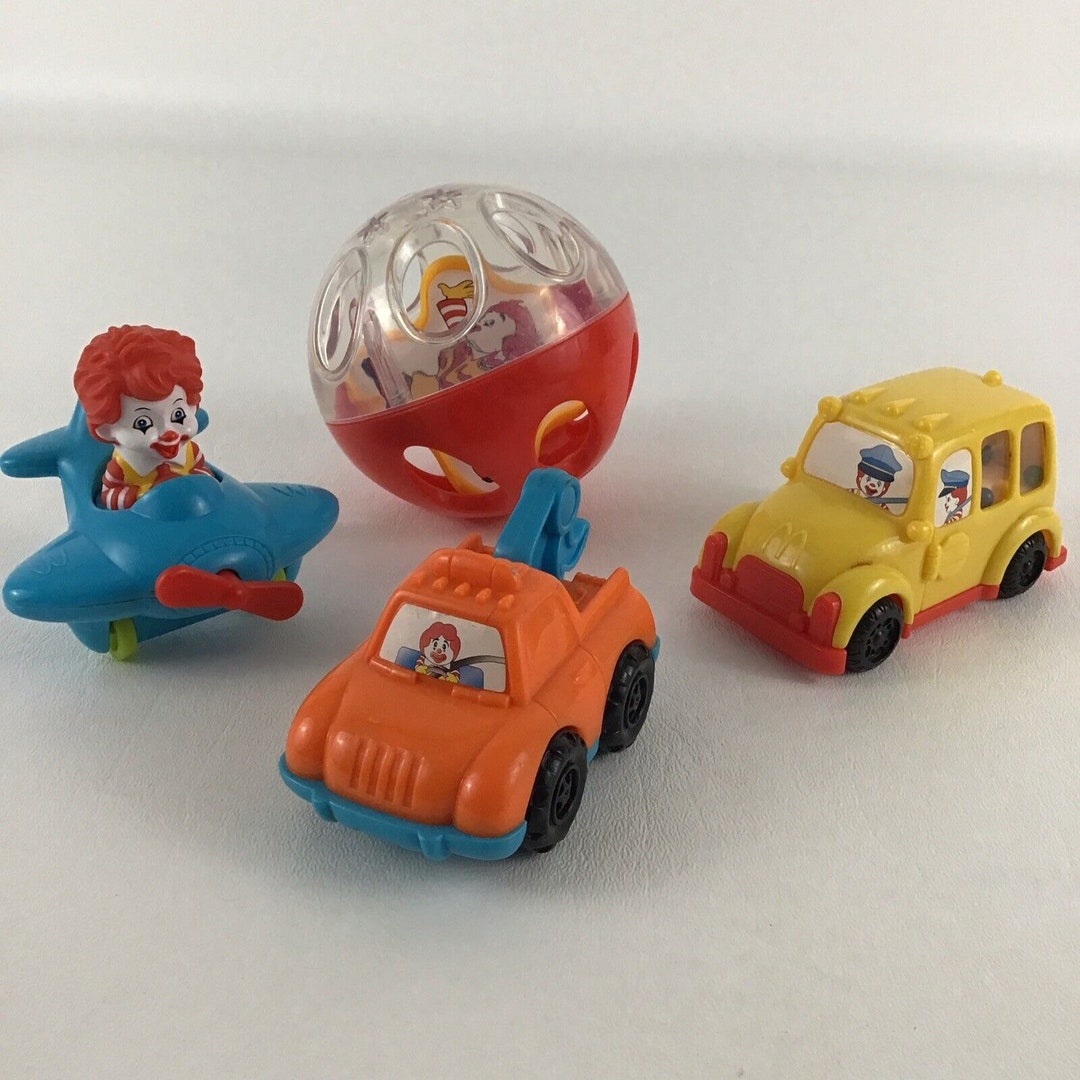 Baby Ronald Mcdonald's Lot Rattle Toddler Play Toys Push Along Bus ...