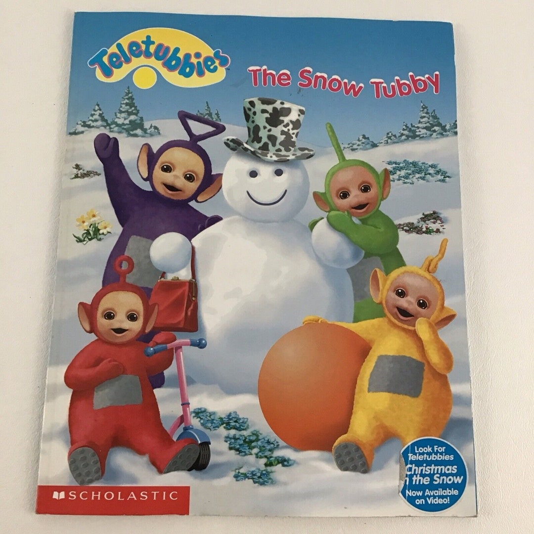 Teletubbies Book the Snow Tubby Scholastic Special Activities Vintage ...