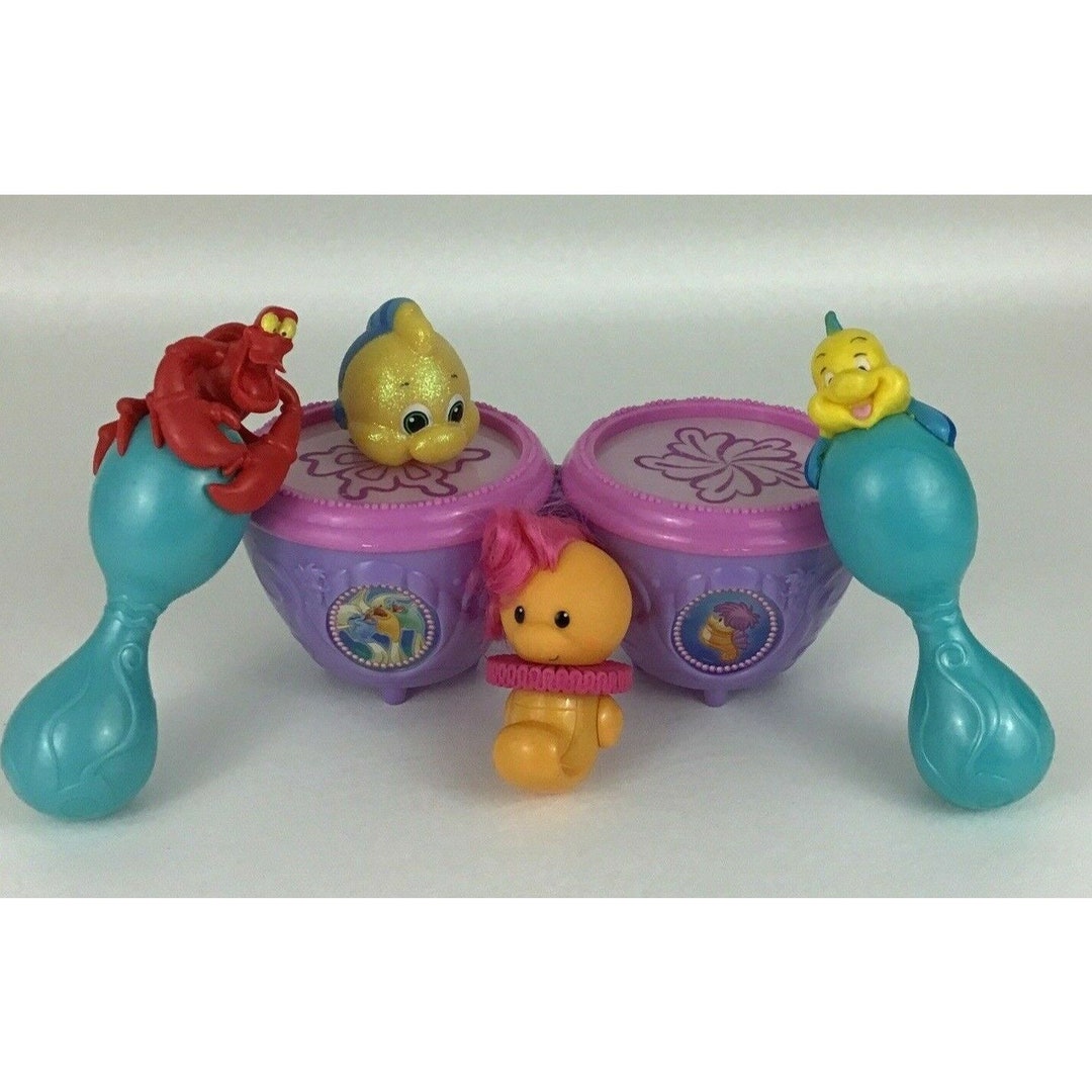 Disney Jakks Pacific Little Mermaid Musical Instrument Five Piece Set ...