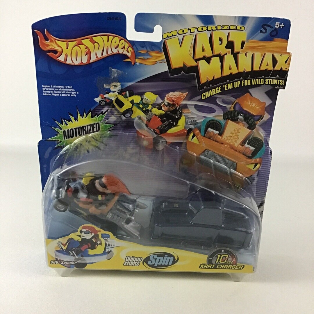 Hot Wheels Motorized Kart Maniax Stunt Punks Spinner Vintage 2001 ...
