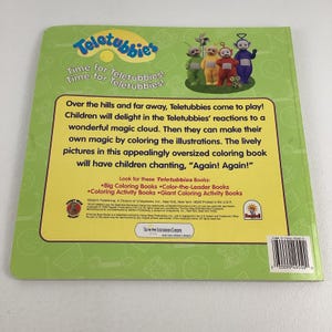 Teletubbies Big Coloring Book the Magic Cloud Tear Out Pages Tinky ...