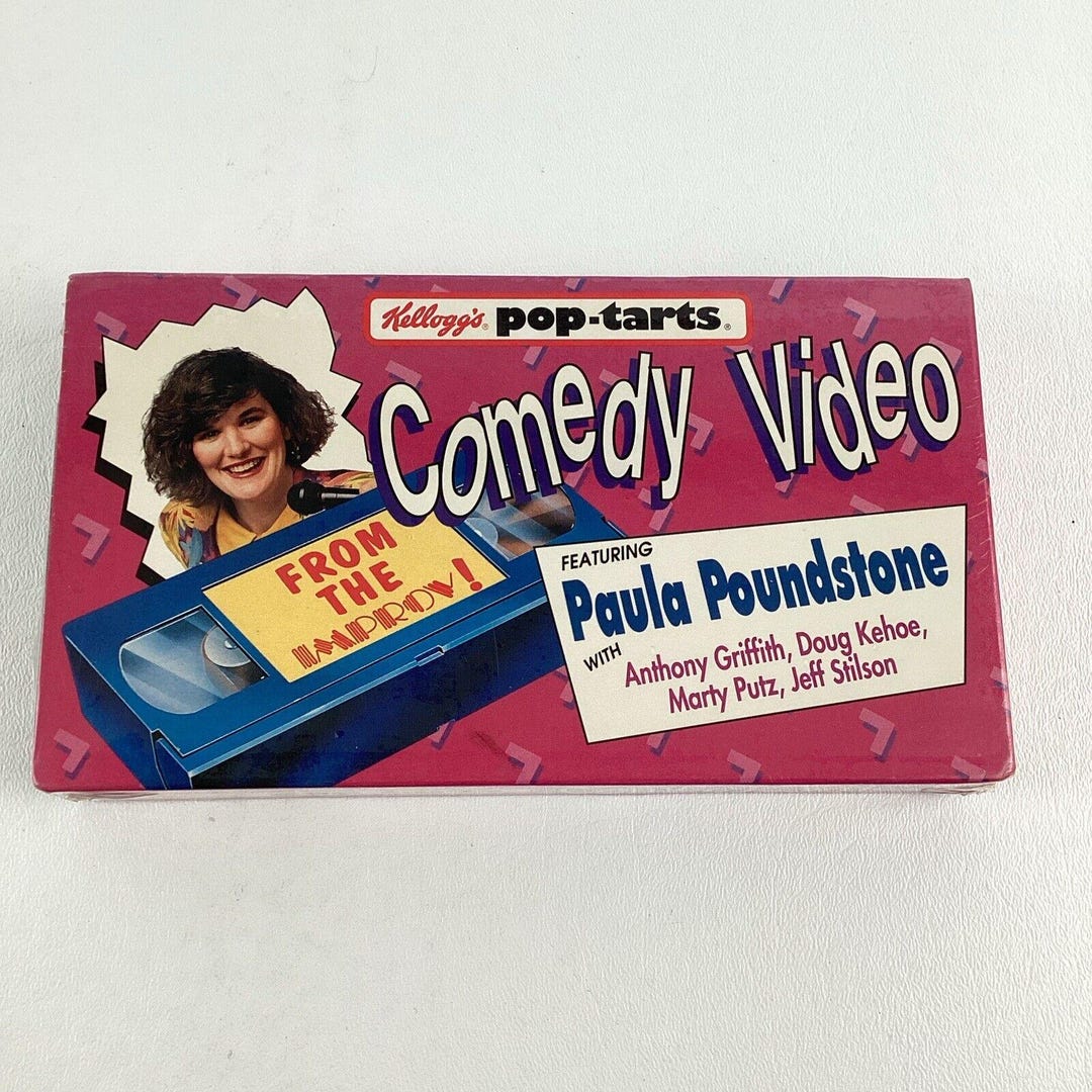 Comedy Video VHS Tape Kellogg's Pop Tarts Paula Poundstone Doug Kehoe ...