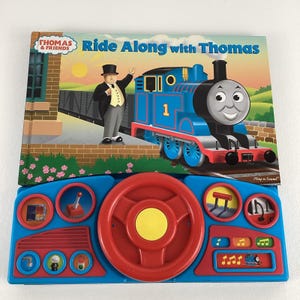 Thomas the Train Friends Steering Wheel Play A Sound Book Ride Along ...