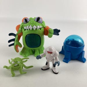 Fisher Price Imaginext Lunar Moon Rover Vehicle Figures Alien Creatures ...