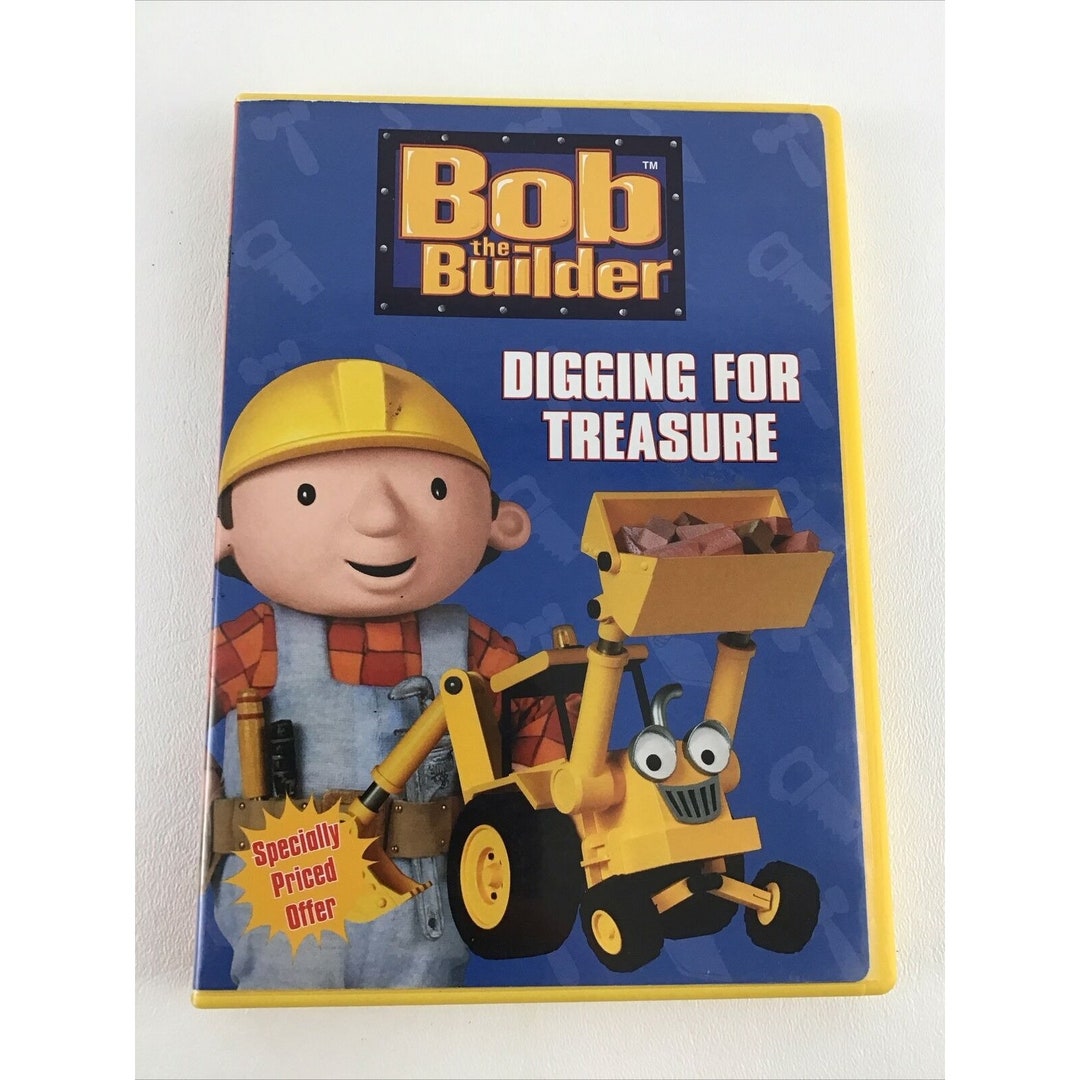 Bob the Builder DVD Digging for Treasure Animated Episodes Hit Vintage 2004 - Etsy