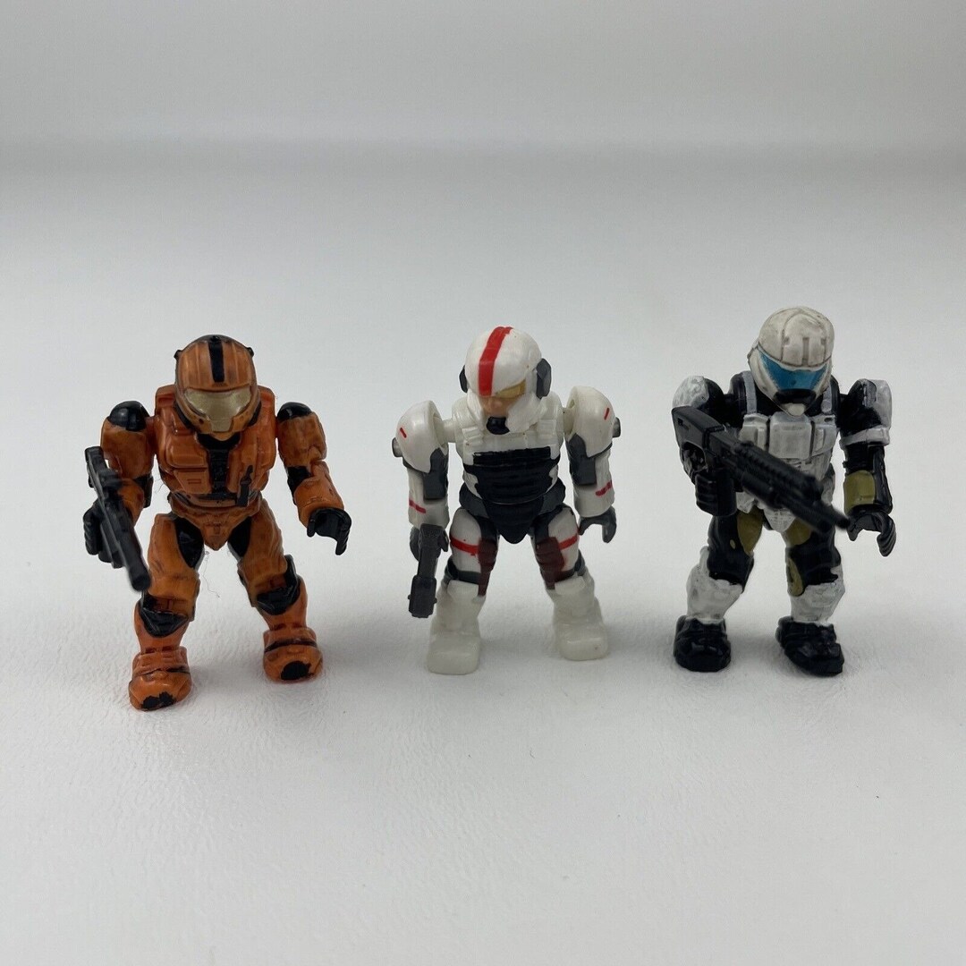 Mega Bloks Construx Halo Spartan CQB Marine Minifigs Mini Figures ...