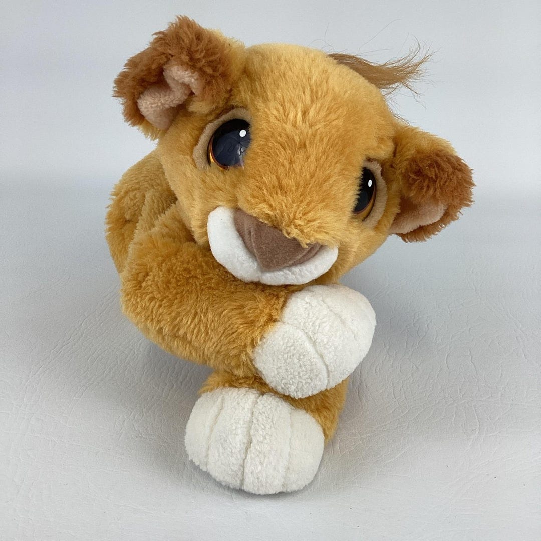Disney the Lion King Simba Floppy Plush Stuffed 12" Toy Vintage 1993 ...