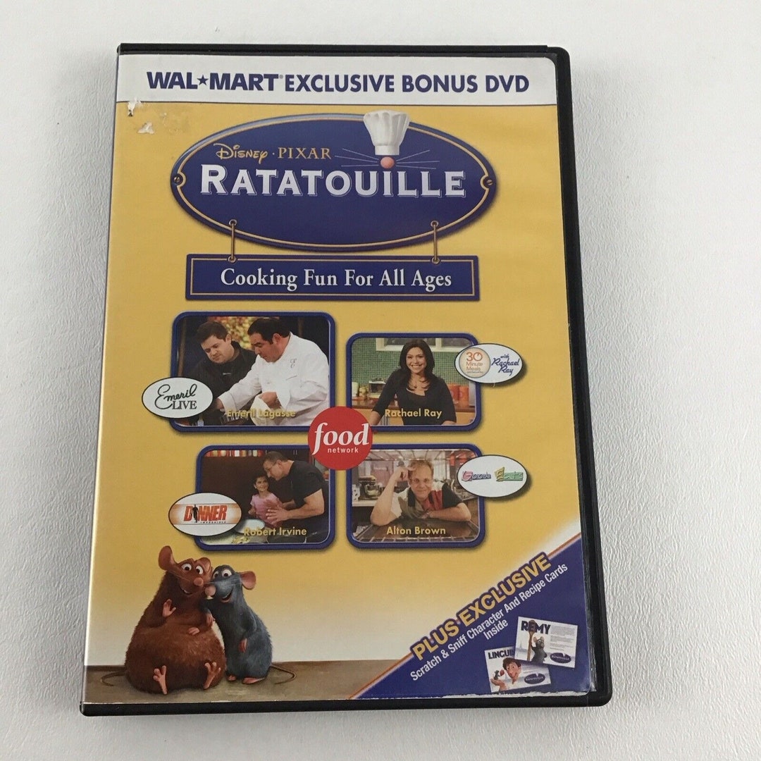 Disney Pixar Ratatouille DVD Cooking for All Age Food Network Emeril ...