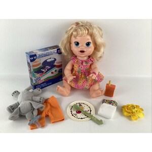 Baby Alive Doll Snackin Sara Super Snacks Eat & Poop Interactive Blonde Lot - Etsy