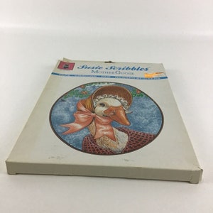 Susie Scribbles Mother Goose Tape Crayons Pad Reward Stickers Vintage ...