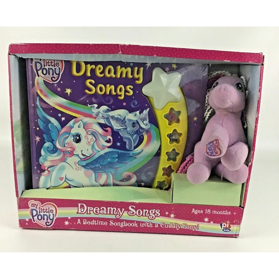 My Little Pony Dreamy Songs Bedtime Songbook Plush Stuffed Animal Toy ...