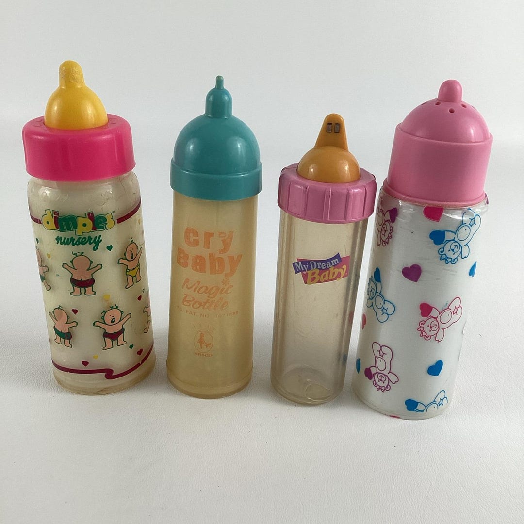 Baby Doll Magic Bottle Lot Dimples Nursery My Dream Baby Cry Baby ...