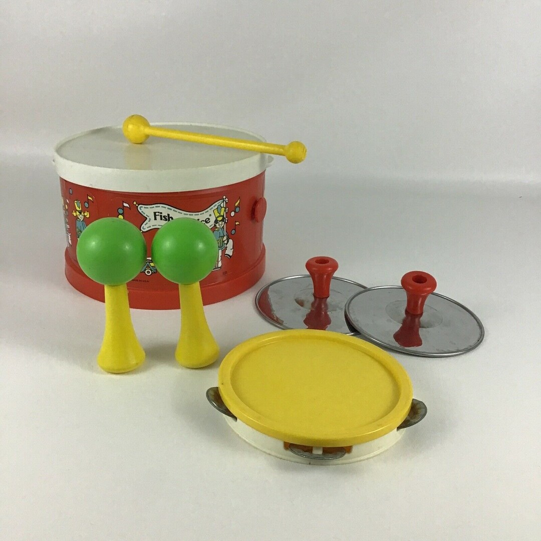 Fisher Price Marching Band Toy Set Drum Tambourine Cymbals - Etsy
