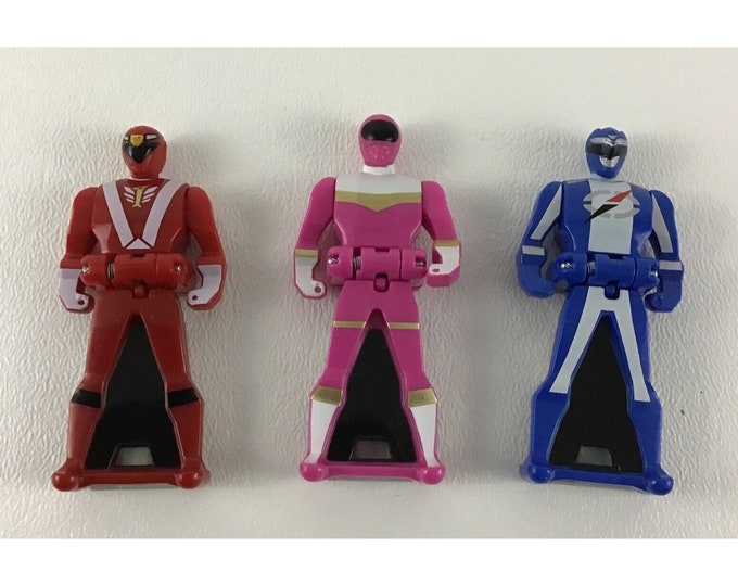 Power Rangers Keys Super Megaforce Operation Overdrive Pink Blue Red ...