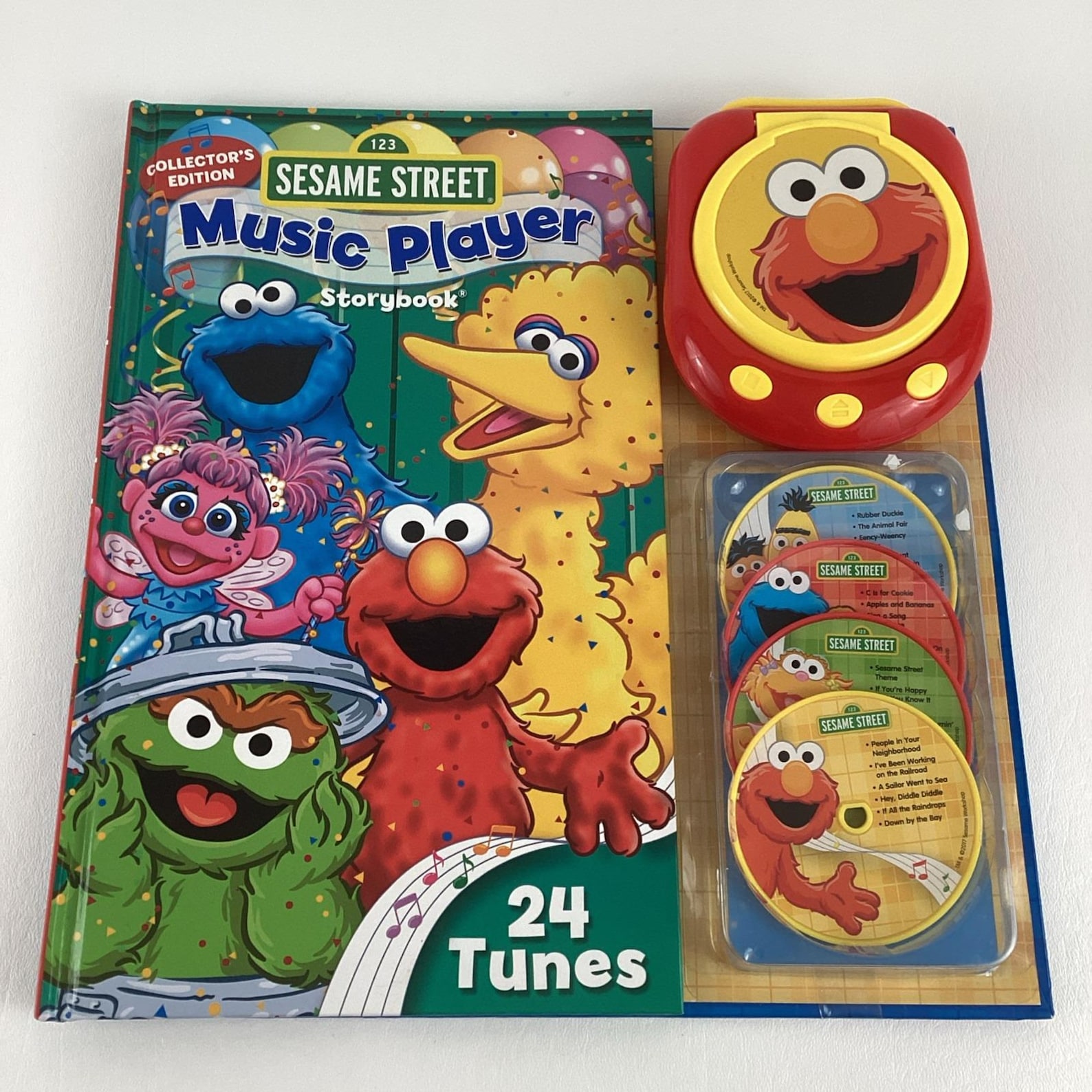 Sesame Street Music Player Storybook Elmo Cookie Monster Sing Along ...