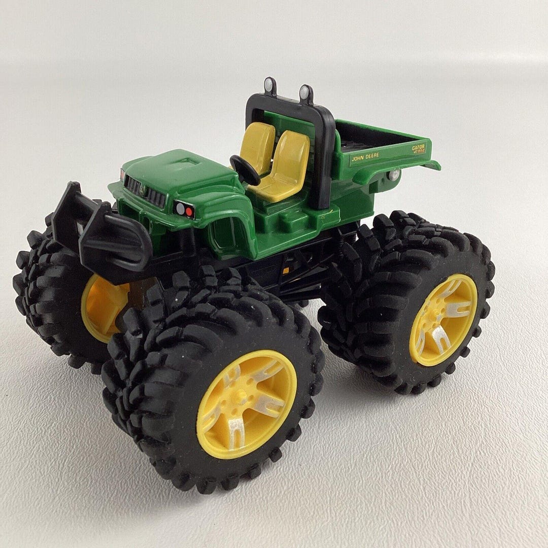 Ertl John Deere Gator Monster Tread Tire Farm Push Along 5" Vehicle ...