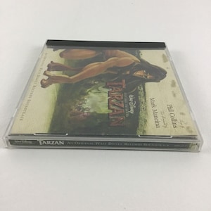 Walt Disney Pictures Tarzan CD Original Soundtrack Phil Collins Vintage ...