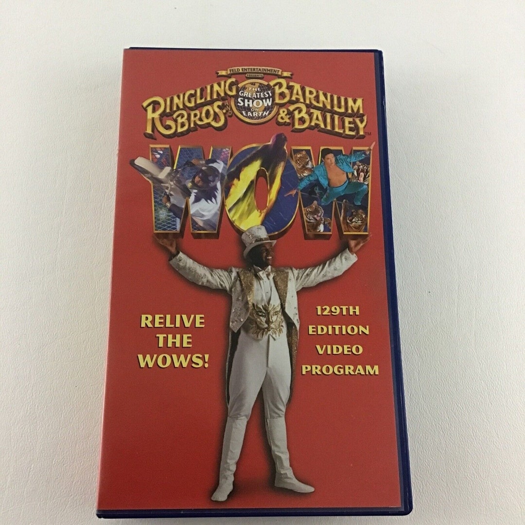 Ringling Bros Barnum Bailey Circus WOW VHS Tape 129th Edition - Etsy