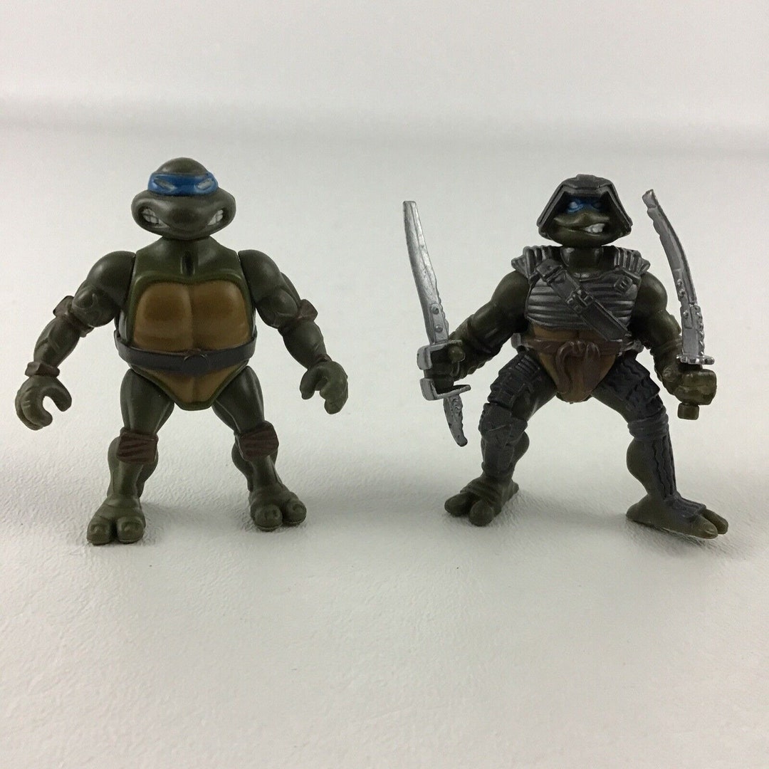 Teenage Mutant Ninja Turtle Leonardo Mini 2" Figures Vintage 2002 ...