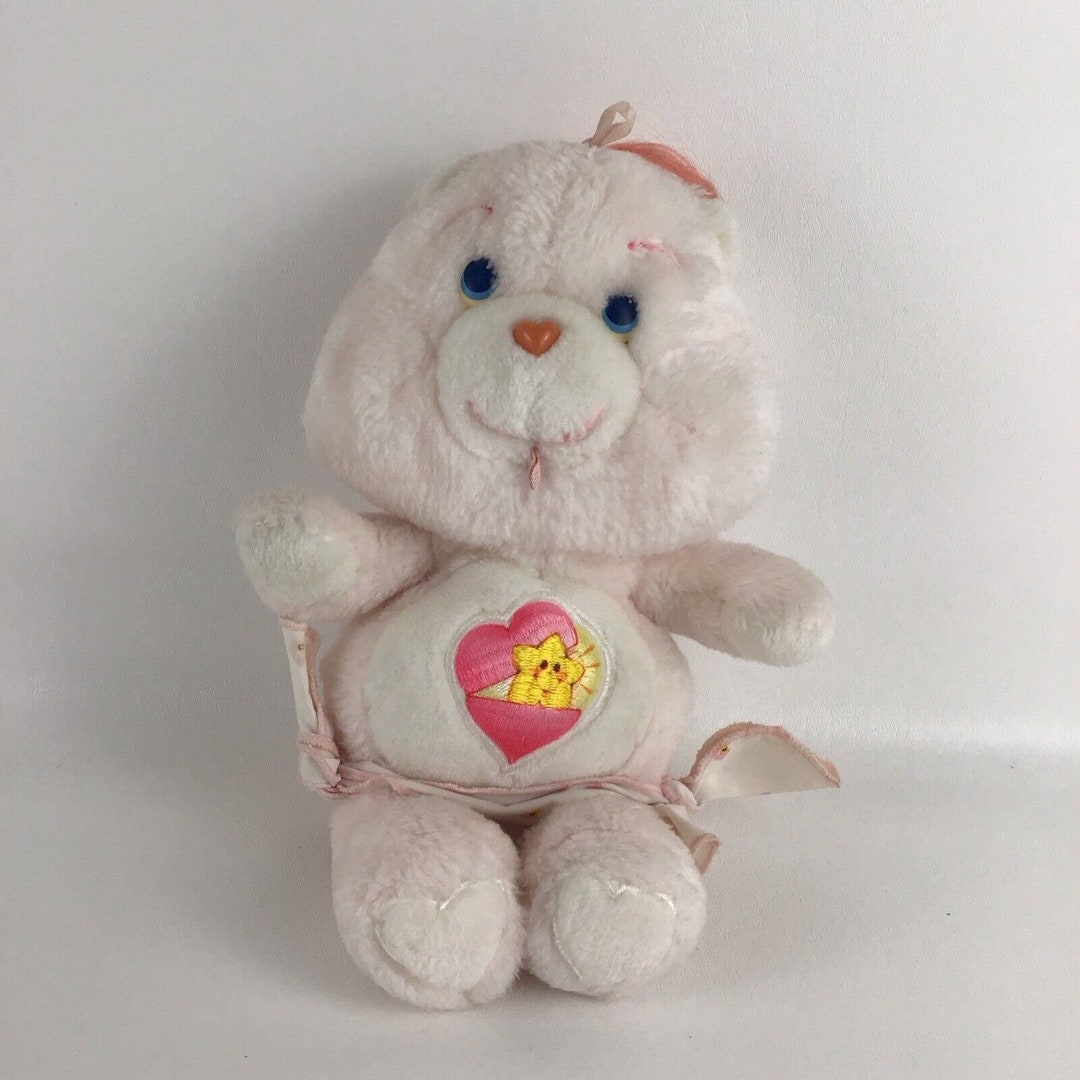 Care Bears Baby Hugs Pink Plush Stuffed Toy Diaper Vintage 1983 Kenner ...
