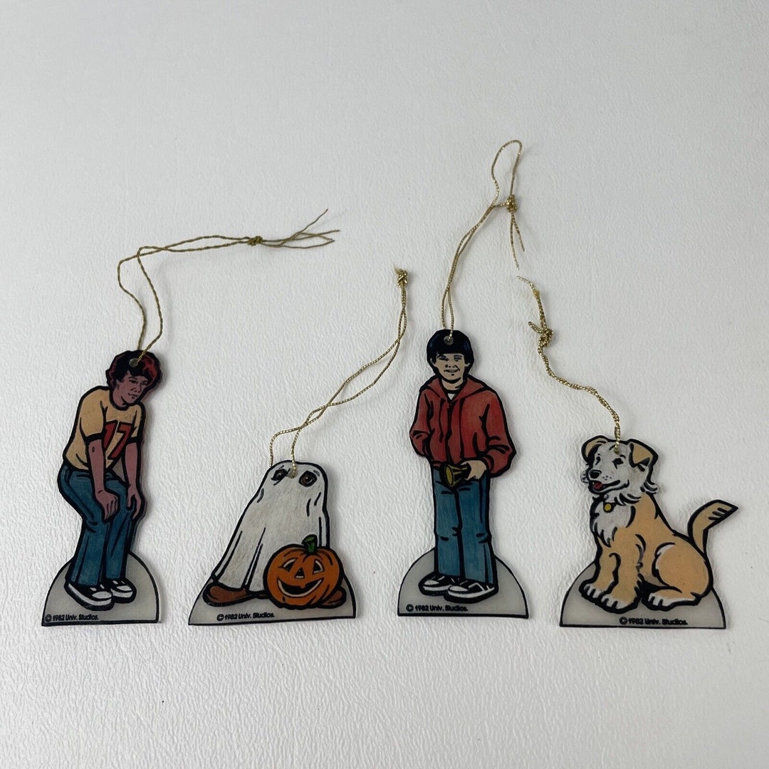 Shrinky Dinks E.T. Lot Christmas Ornaments by Colorforms Vintage 1982 ...