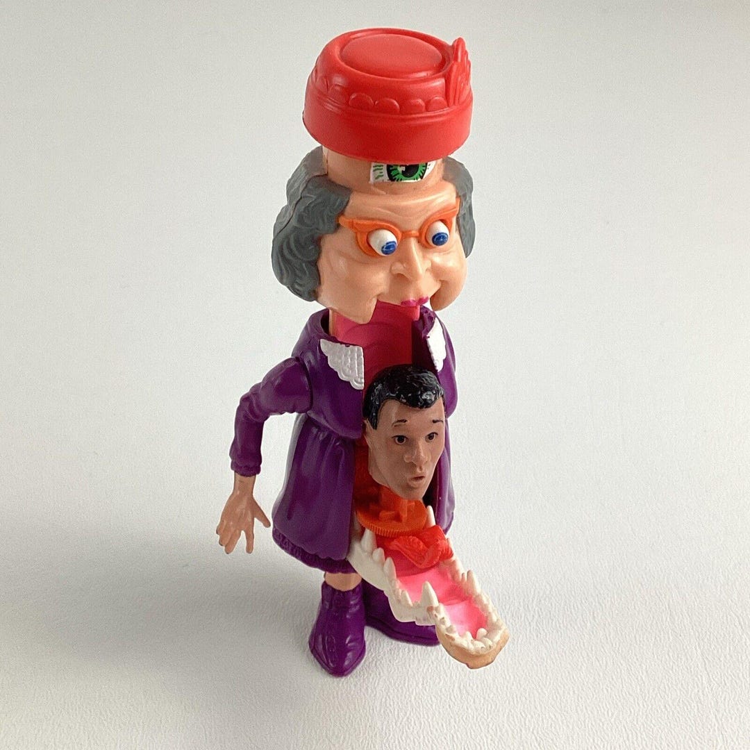 Ghostbusters Haunted Humans Granny Gross Ghost Winston Head Vintage ...
