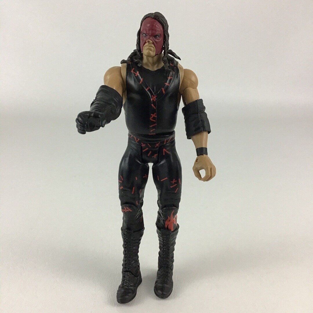 WWE WWF World Wrestling Kane Elite Super Star 7 Action Figure Mattel 55 ...
