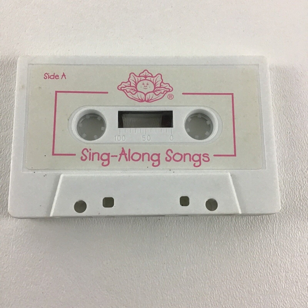 Cabbage Patch Kids Cassette Tape Sing Along Songs Vintage 1990's OAA ...