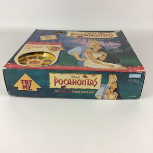 Disney Pocahontas Electronic Talking Board Game Parker Brothers Vintage ...