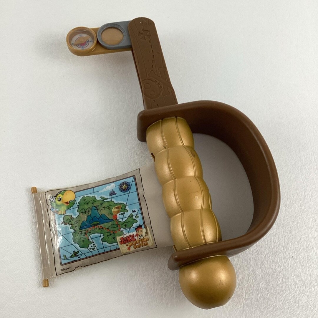 Jake and the Neverland Pirates Hidden Treasure 5-in-1 Sword Map Compass ...