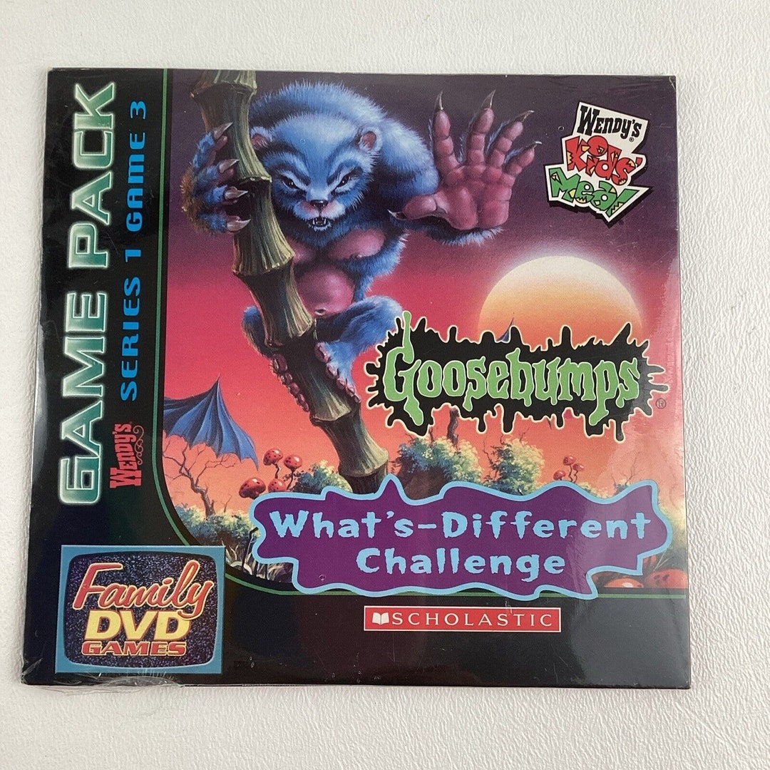Goosebumps Family DVD Games Scholastic Wendy's Kids What's Different ...