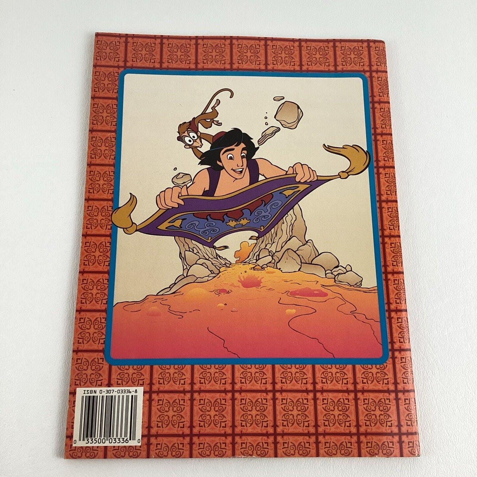 Disney Princess Aladdin Golden Giant Coloring Activity Book Vintage ...
