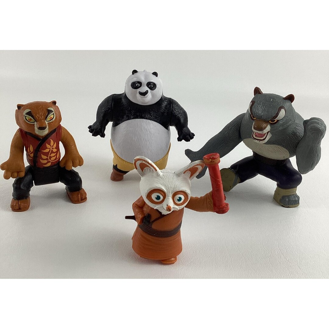 Kung Fu Panda Movie Action Figure Toy Lot Mcdonald's Master Tigress Tai ...