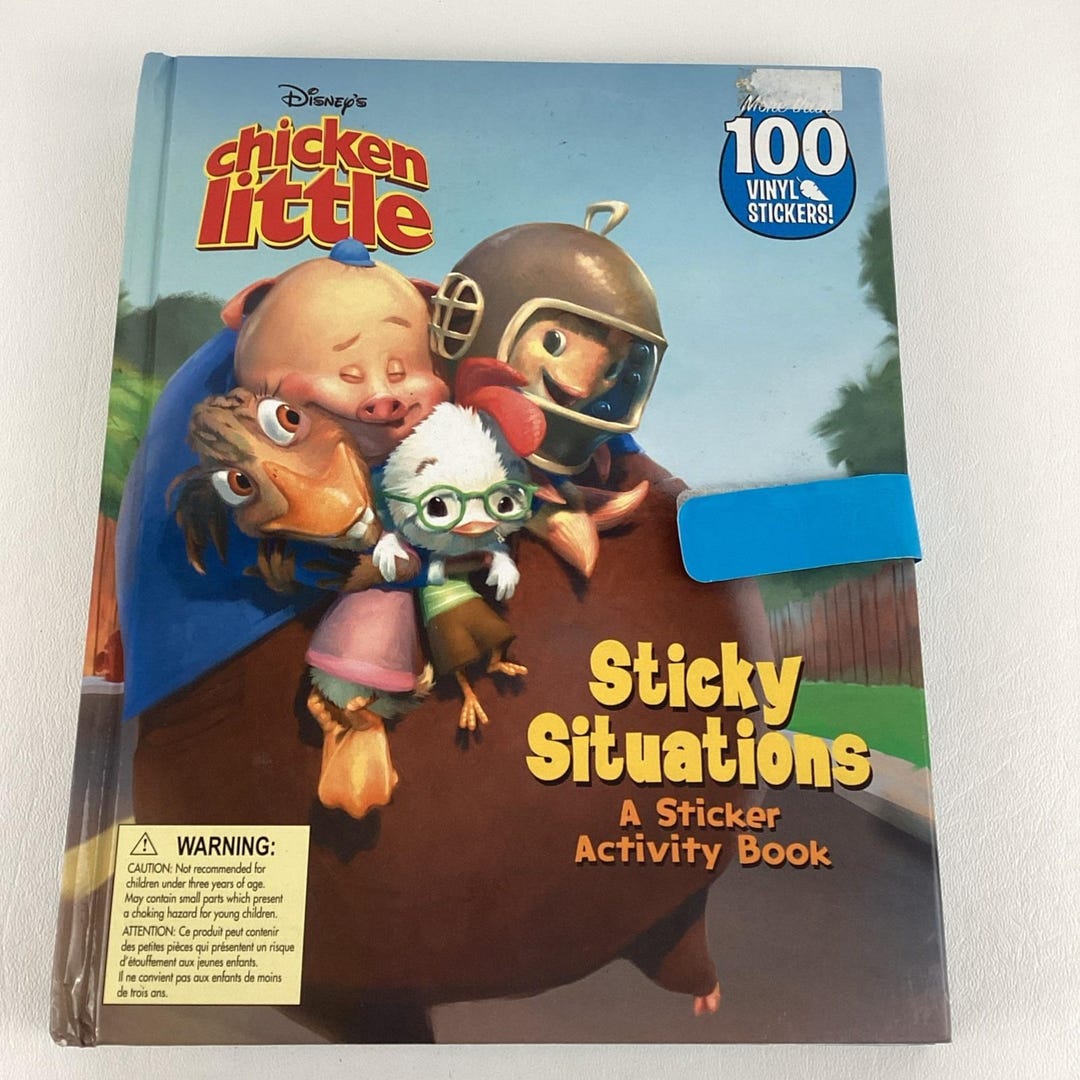 Disney Chicken Little Sticky Situations Sticker Sheet Activity Book ...