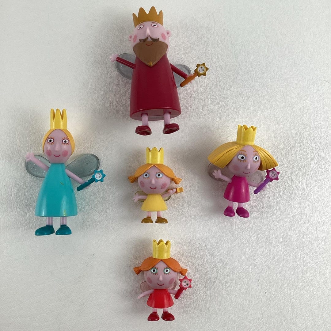 Ben & Holly's Little Kingdom Action Figure Lot King Queen Thistle 2006 ...
