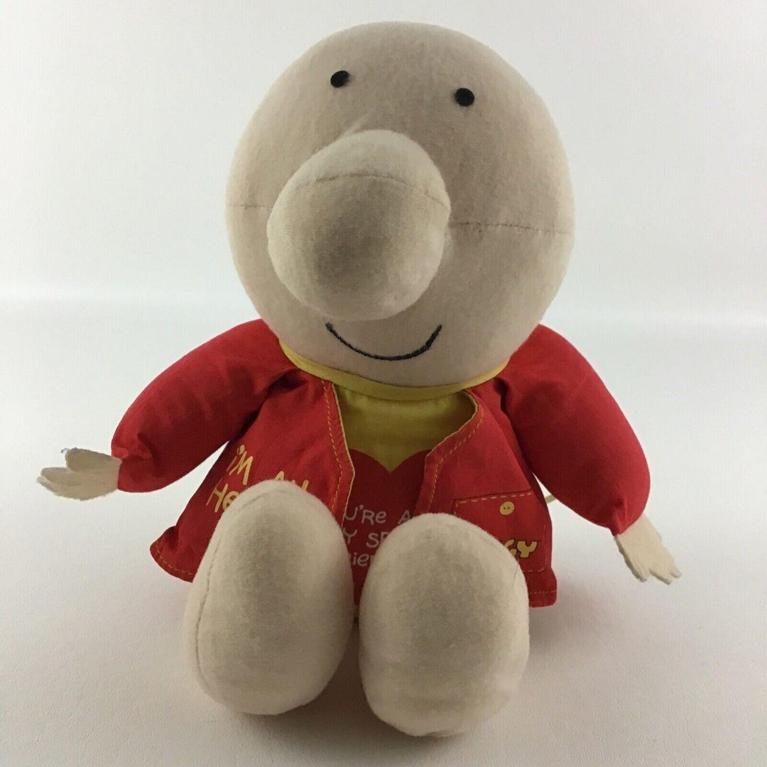Ziggy Tom Wilson 13" Plush Stuffed Toy Valentines Vintage 1980 ...