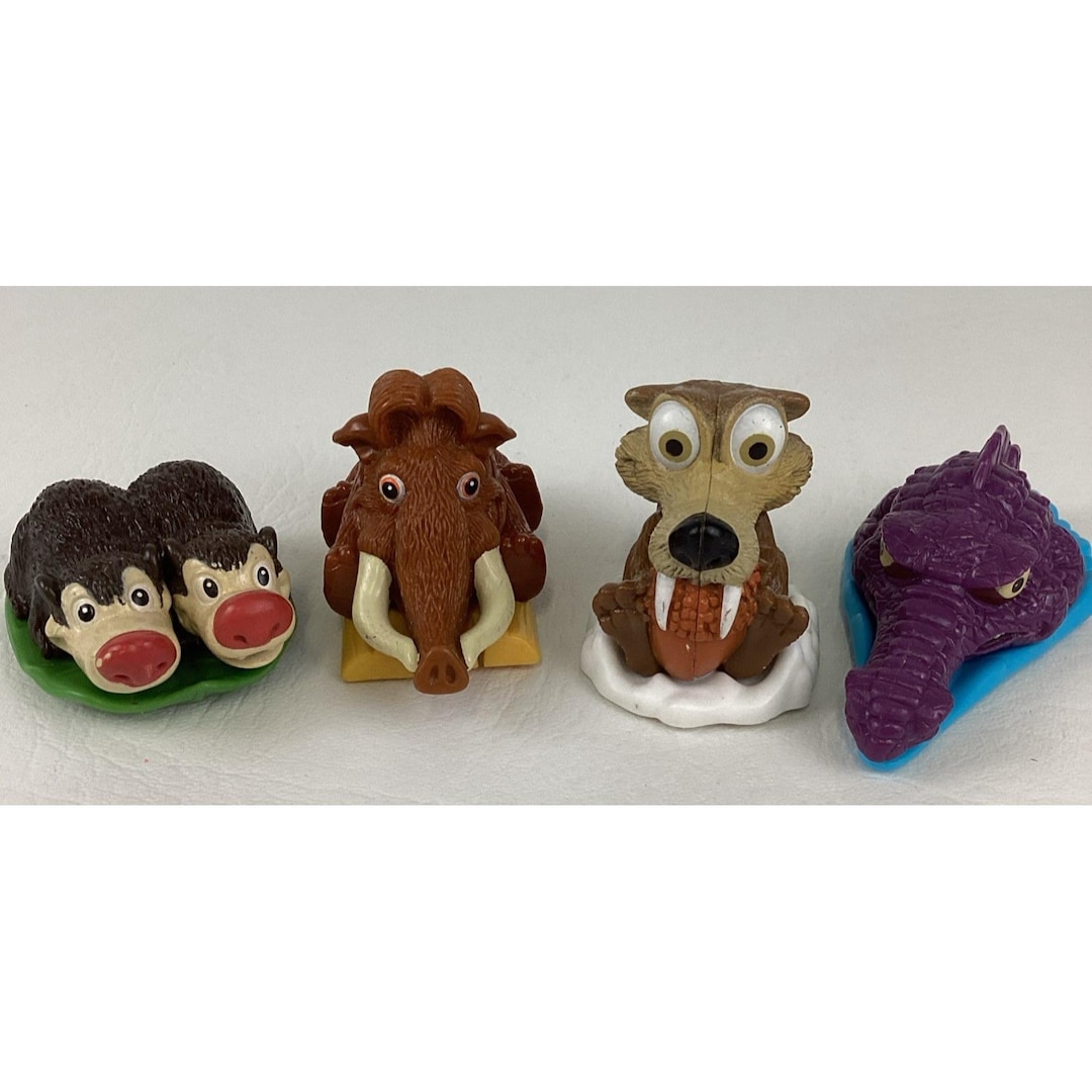 Ice Age 2 the Meltdown Slide Rollers Kellogg's 2005 Toy Manny Scrat ...