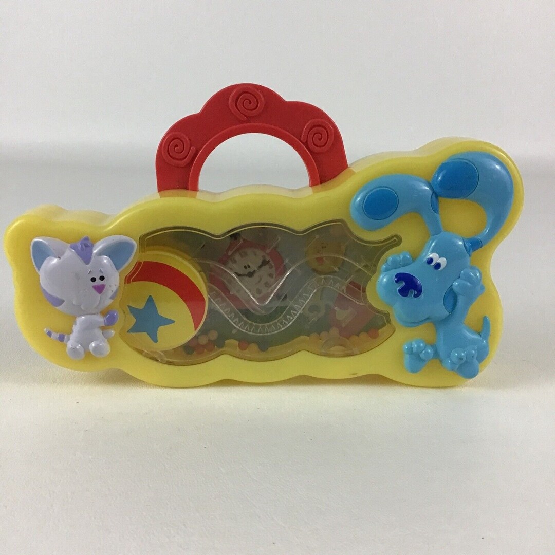 Baby Blue's Clues Rain Sound Rattle Child Toy Periwinkle Vintage 2001 ...