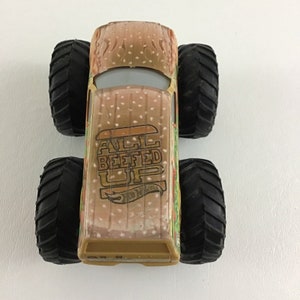 Hot Wheels Monster Trucks Rev Tredz All Beefed up 1:43 Scale Mattel Toy ...