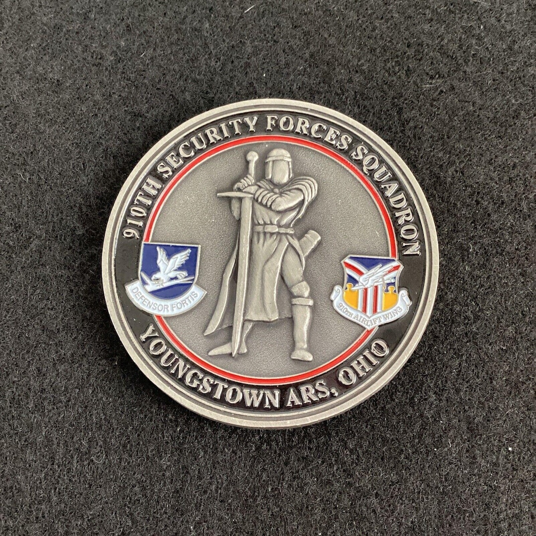 Air Force Challenge Coin 910th Security Forces Squadron Youngstown ARS ...