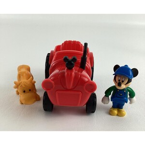 Disney Mickey Mouse & Friends Farm Tractor Vehicle Farmer Figure ...