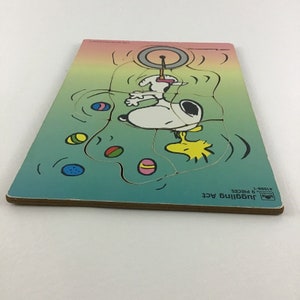 Peanuts Gang Snoopy Juggling Act Puzzle 9 Piece Easter Eggs - Etsy